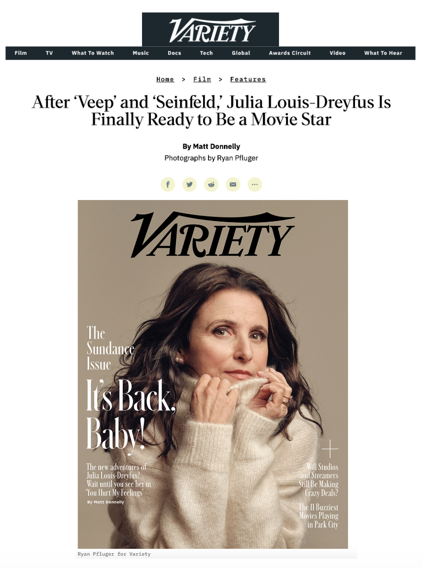 Luxury NYC Fashion PR Firm Secures Client Coverage in Variety Magazine ...